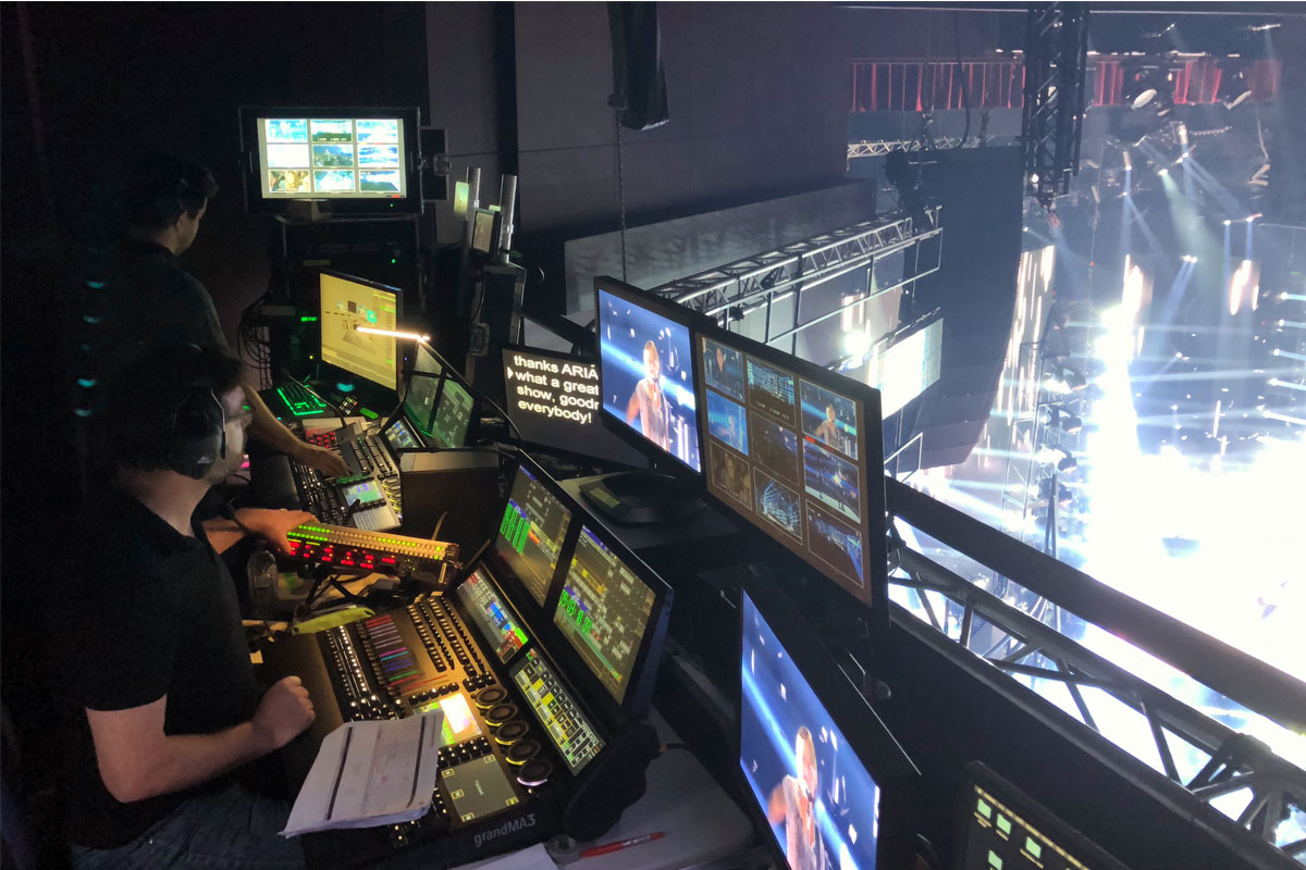 MA Lighting grandMA3s control the ARIAs – Show Technology Australia