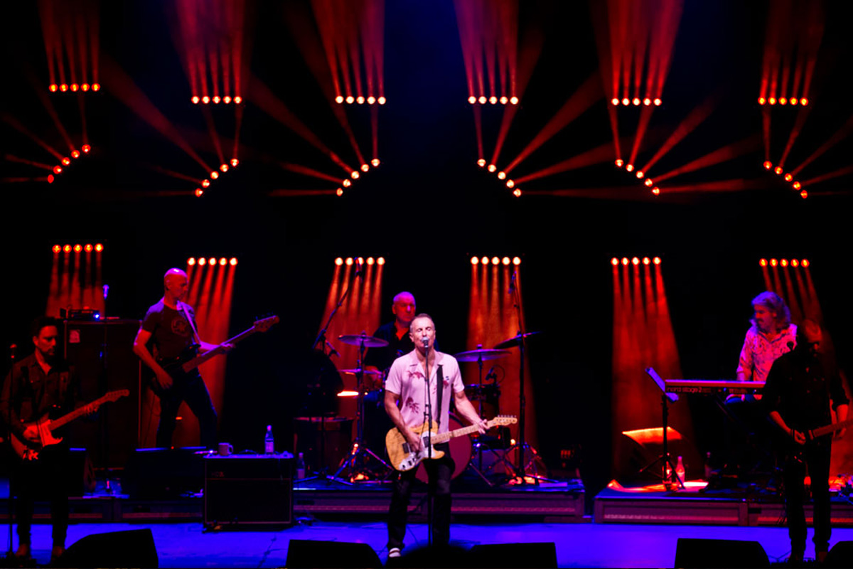 On tour with James Reyne – Show Technology Australia